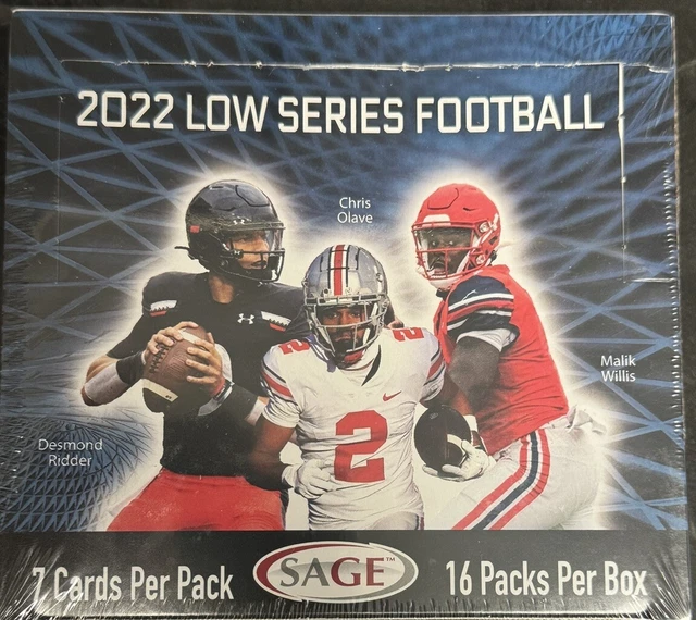 2022 SAGE FOOTBALL Hobby Box Low Series 16 Autographs Rookie Auto Tommy ...