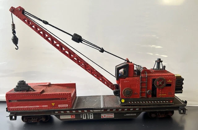 TRAIN CRANE DIY kit, HO scale, motorized, remote control, 3 axis ...