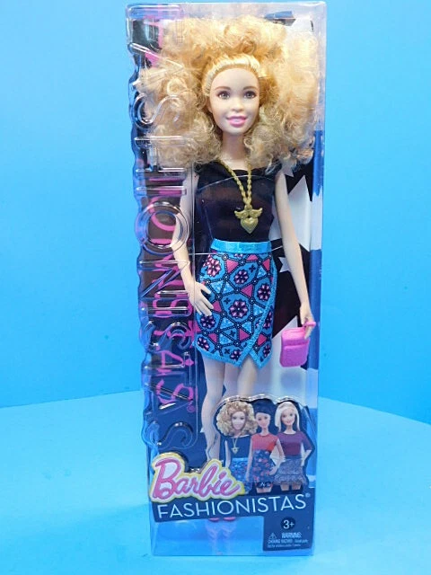 Barbie Fashionistas Blonde Curly Hair And Freckles Doll New £3880
