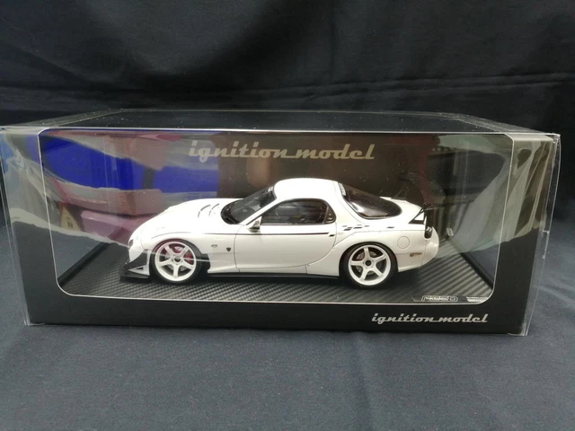 IGNITION MODEL 1/18 Scala Mazda Rx-7 (Fd3s) Feed Bianco 24cm con Scatola Usato EUR 587,46 ...