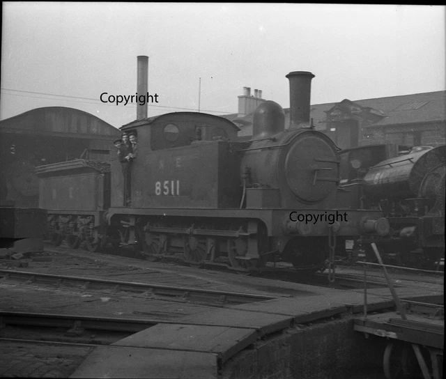 RAILWAY NEGATIVE CLASS J67 8511 with tender for branch line duties in ...