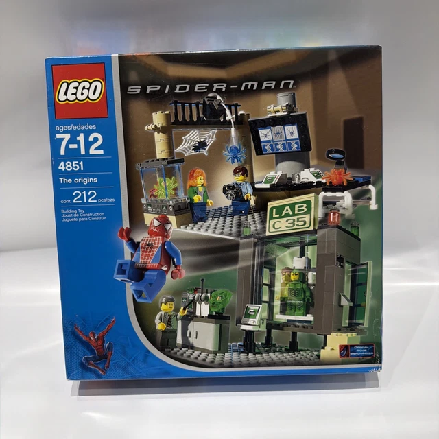 LEGO SPIDER-MAN: THE Origins 4851 Set Complete, Rare, Instructions And ...