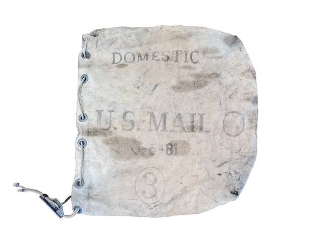 DOMESTIC US MAIL USPS Heavy Canvas Bag #3 Duffle Bag Mailman Postal J-6 ...
