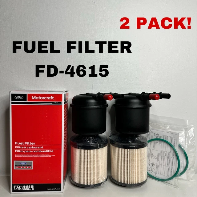 2 PACK GENUINE Fuel Filter FD4615 for 2011-2016 Ford F-250 F-350 F-450 ...