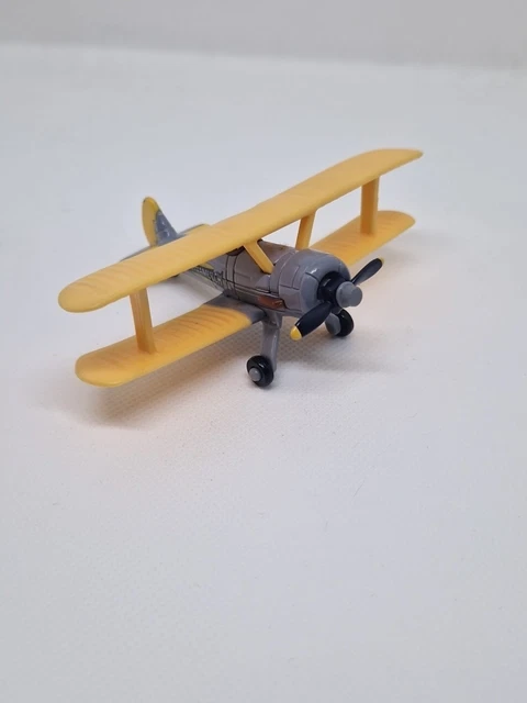 DISNEY PIXAR PLANES LEADBOTTOM Diecast Biplane Vitaminamulch Mattel Bi ...