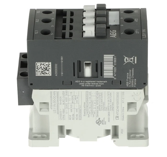 45 AMP 3 Pole Contactor Replaces GE CL25 AEG LS11K LS11N 230 volt Coil 45a £89.95 - PicClick UK