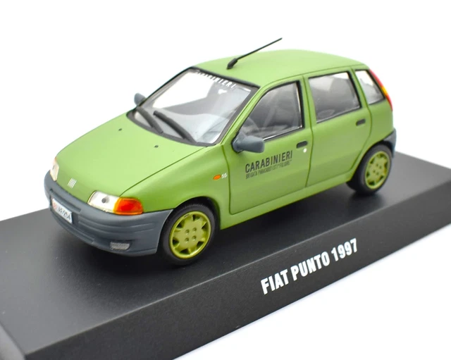 AUTO CARABINEROS DE colección Escala 1:43 Fiat punto diecast miniaturas ...