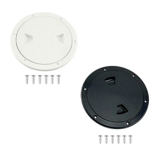 BOAT 6 INCH Access Port Hatch Cover Deck Plate Circular Screw Out Yacht ...