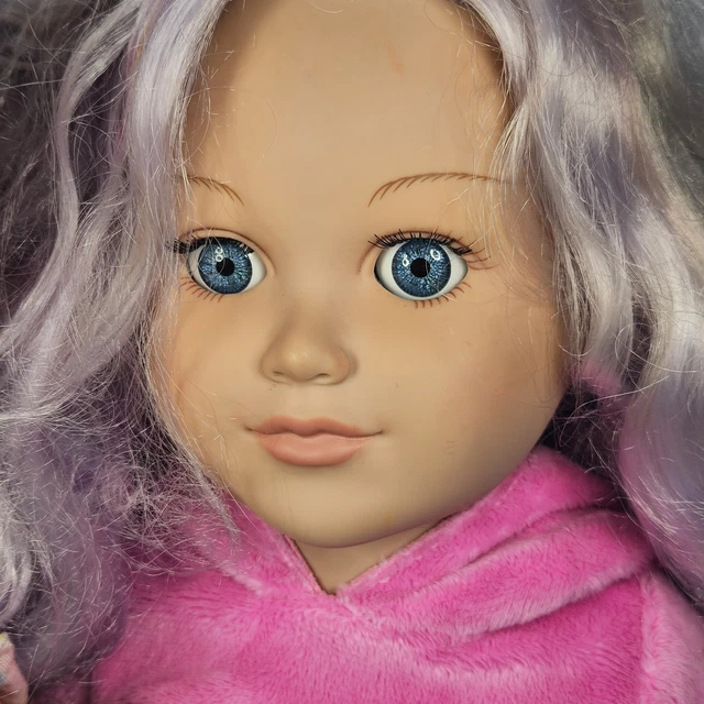MY LIFE DOLL Lot - Blonde- 18" tall - Purple Blue Eyes Beddy Bye Dolls ...