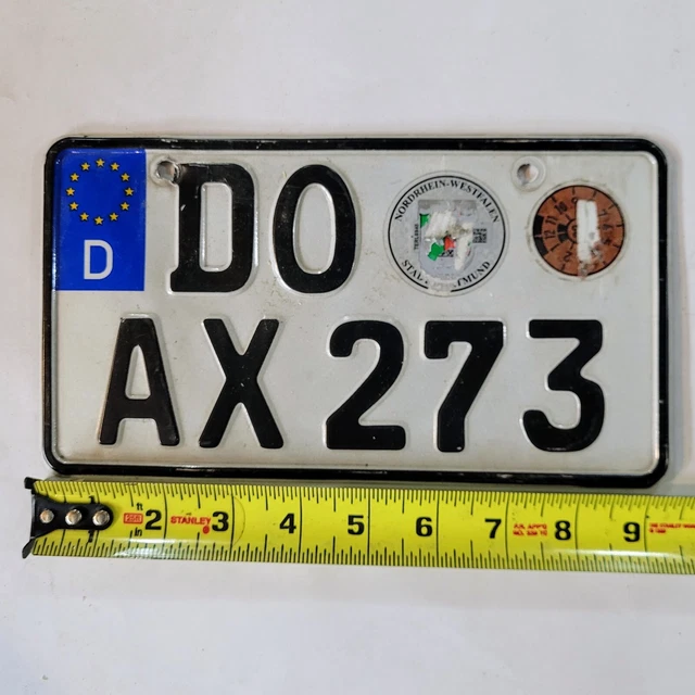 GERMANY LICENSE PLATE 🔥FREE SHIPPING🔥 ~ DO AX 273 ~ DORTMUND $34.62 ...