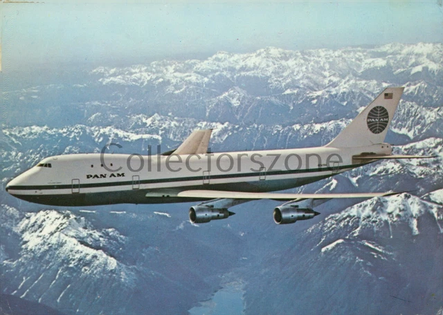 1972 PAN Am Boeing 747 In Flight Postcard posted 1972 £5.00 - PicClick UK
