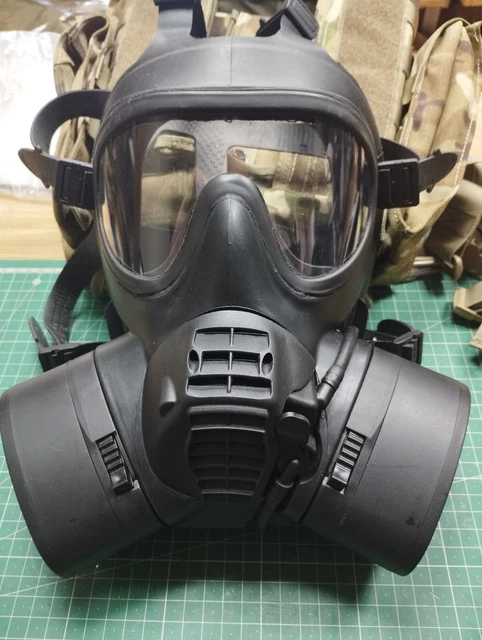 BRITISH ARMY MILITARY GSR Gas Mask Respirator SIZE 1 £150.00 - PicClick UK