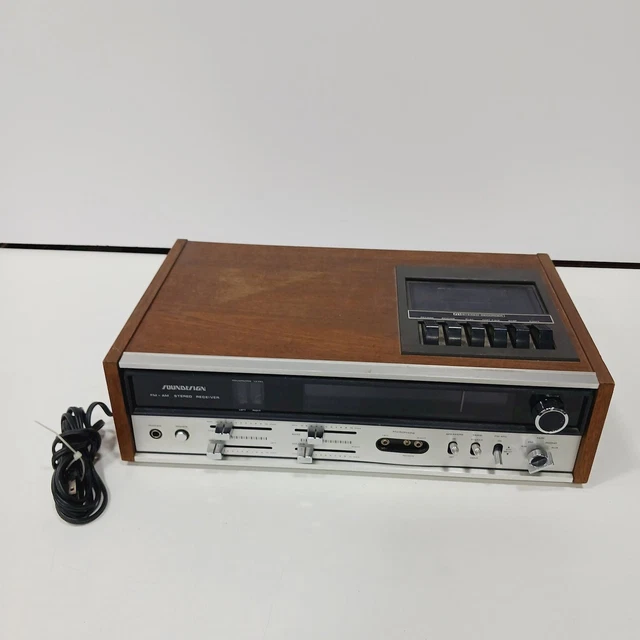 VINTAGE SOUNDESIGN AM/FM Stereo Receiver Cassette Model 4673 EUR 13,74 ...