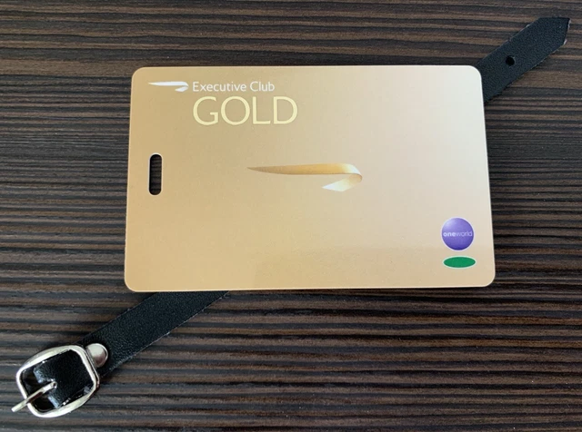 BRITISH AIWAYS BA Executive Club Gold Luggage Tag £75.00 - PicClick UK