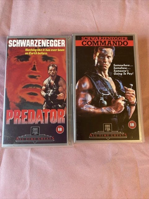 PREDATOR (VHS) 1989 Arnold Schwarzenegger & Commando VHS £9.99 ...