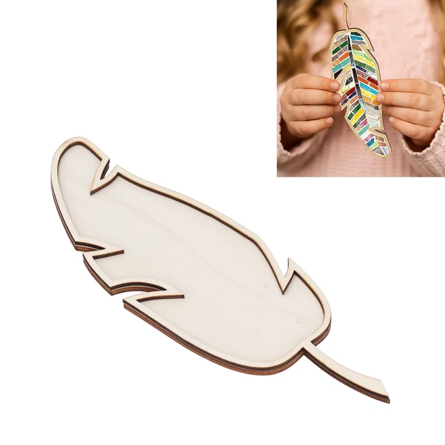DIY MOSAIC TILES Hand Crafted Innovative Feather Shape Mosaic Tiles ...