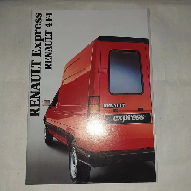 PROSPECTUS / BROCHURE Renault Express 1986 EUR 12,00 - PicClick FR