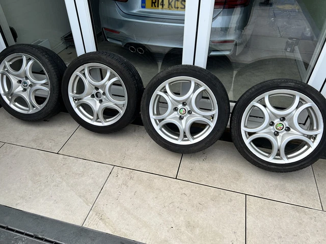 ALFA ROMEO MITO 17" Inch Alloy Wheel set with tyres 4 Stud 215/45/r17 £ ...