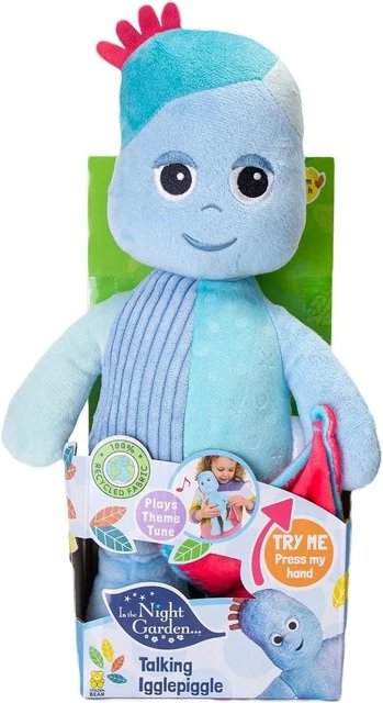IN THE NIGHT GARDEN Talking IGGLE PIGGLE Teddy Bear Soft Plush Toy ...