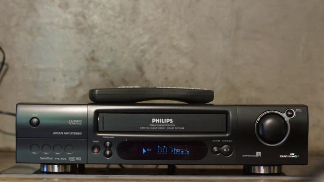 MAGNÉTOSCOPE LECTEUR VHS " PHILIPS VR 860 " Hifi-Stéréo Télécommande ...