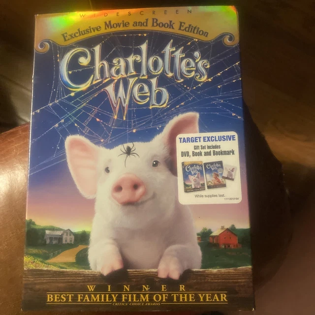 CHARLOTTES WEB (DVD, 2007, Widescreen Checkpoint) Exclusive Movie, Book ...