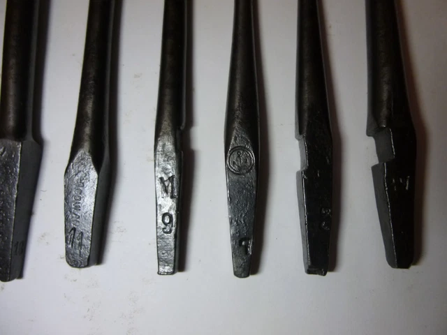 LOT DE 9 ANCIENNES MECHES VRILLES GOUGES . ESTAMPILLES . DU 19e SIECLE . EUR 20,00 - PicClick FR