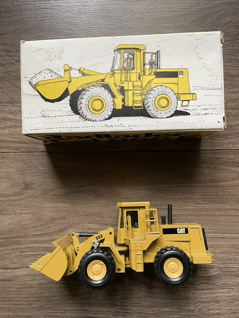 VERY RARE NZG 237 CAT 966E Wheeled Loader in Yellow Cat Livery, 1:50 ...