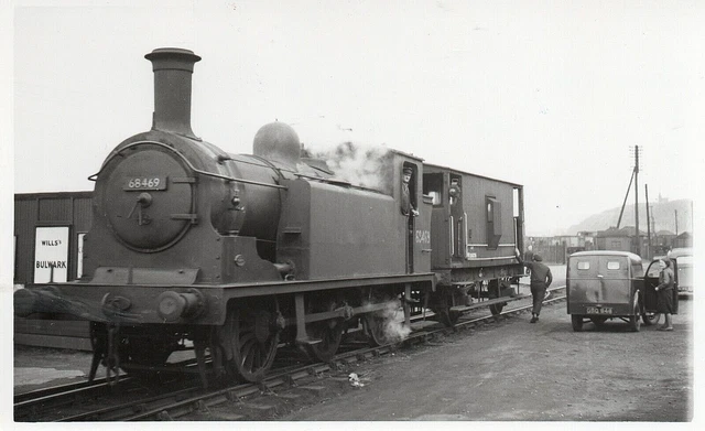 EX NB LNER CLASS J83 0-6-0T No 68469 @ GRANTON HARBOUR on 15/5/52 R ...