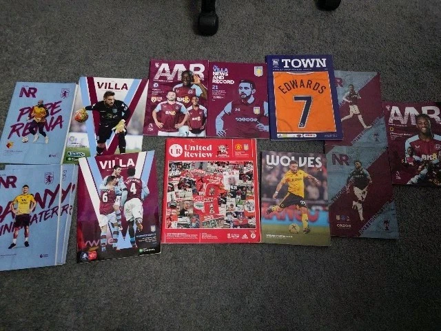 ASTON VILLA 12 Programme Bundle From The Period 2016 - 2024 £3.00 ...