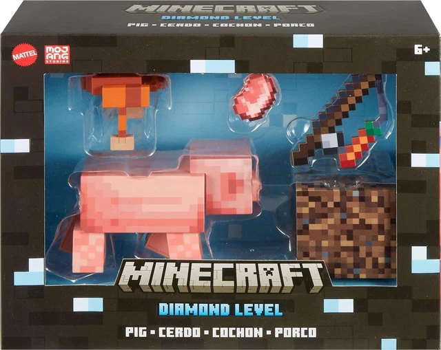 MATTEL MINECRAFT DIAMOND Level Pig Action Figure $18.99 - PicClick