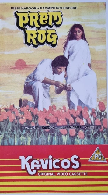 PREM ROG - Bollywood VHS Video - Rishi Kapoor Kavicos/Tridev Video £47.52 - PicClick UK