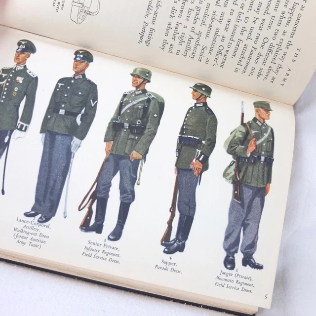 WW2 1940 ROYAL Artillery Officer's German Army Air Force Navy Uniforms ...