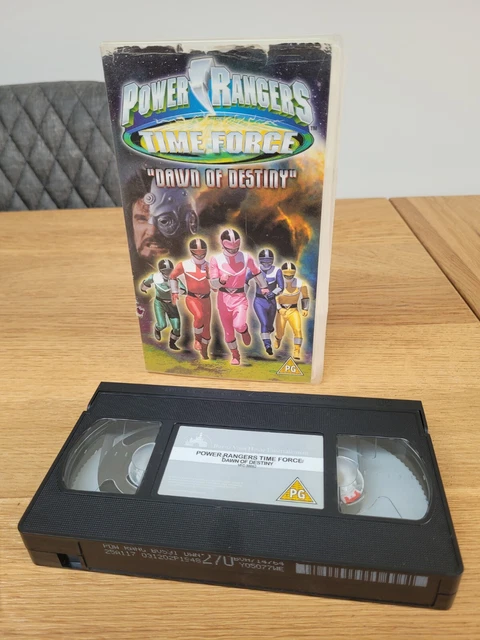 POWER RANGERS TIME Force - Dawn Of Destiny VHS Video Cassette Tape £9. ...