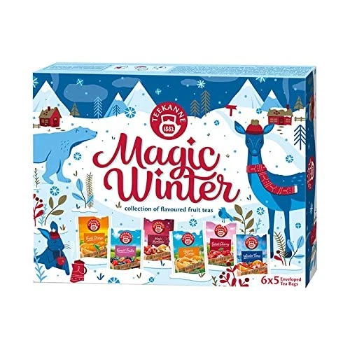 TEEKANNE MAGIC WINTER Tea Selection Box Collection of Flavoured Fruits ...