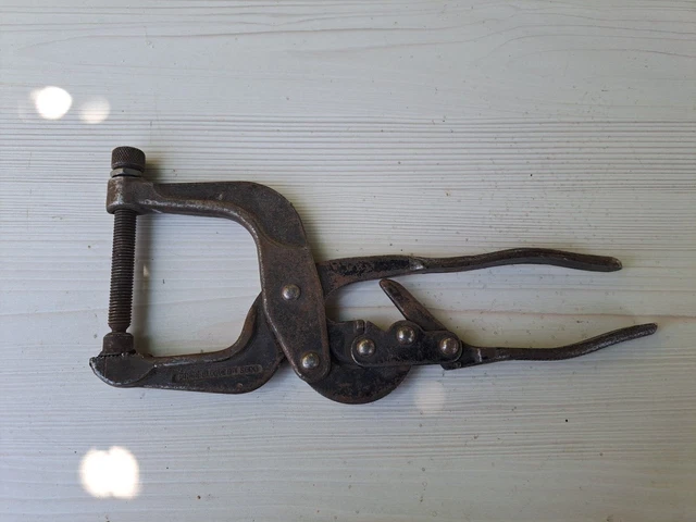 ANCIEN OUTIL ANCIENNE pince bloque pince étau breveté SGDG Old tool EUR ...