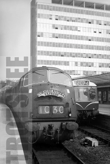 35MM NEGATIVE BR British Railways Diesel Loco Class 42 Warship Plymouth ...