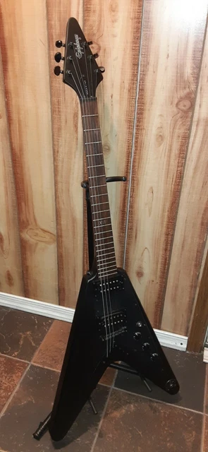 EPIPHONE GOTH FLYING V Made in Korea Black 6 String Electric Guitar EUR ...