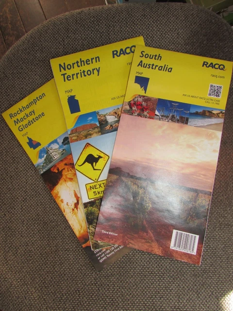 ** RACQ Road Maps All 2014 - Northern Territory, S.a. & Rockhampton ...