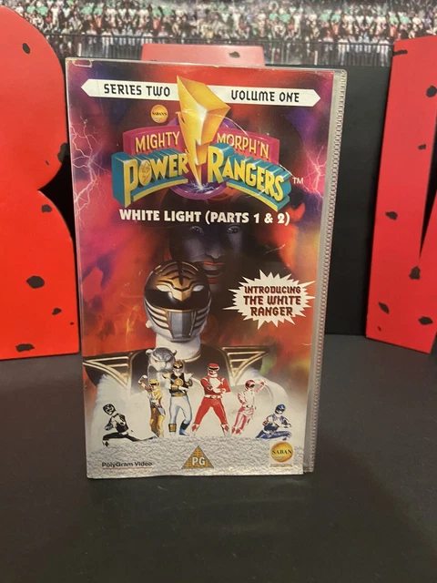 MIGHTY MORPHIN POWER Rangers ‘White Light’ VHS, 1994 Series Two £0.99 ...