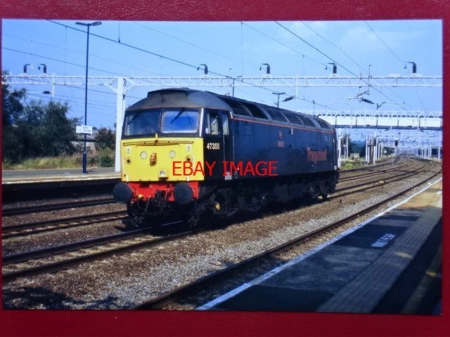 PHOTO BR Diesel Class 47 Loco No 47355 Avocet £2.00 - PicClick UK