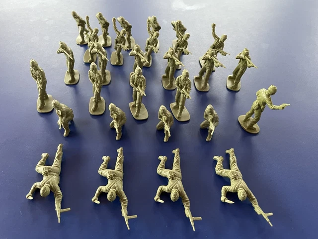 AIRFIX TOY SOLDIERS British Commandos 1/32 Scale WW2. Excellent ...