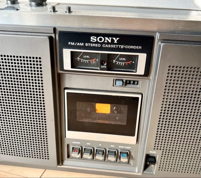 [ FOR PARTS ] SONY CF-6500 II ZILBA'P FM/AM Stereo Cassette Corder ...