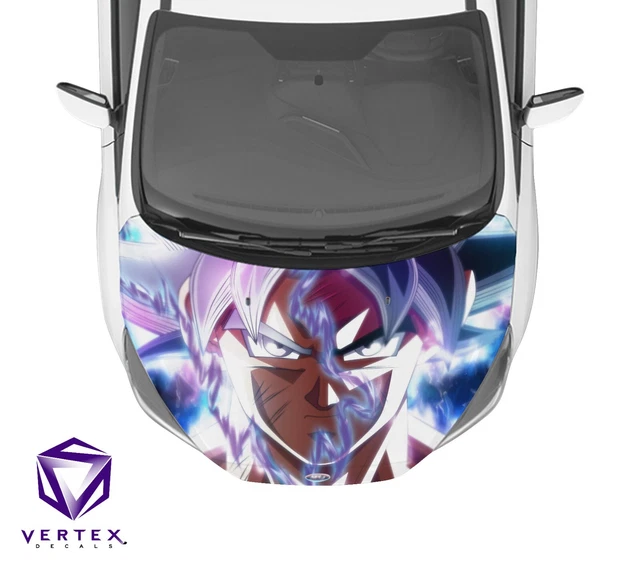 GOKU INSTINCT ULTRA Dragon Ball Z Anime Hood Wrap Weatherproof Vinyl ...