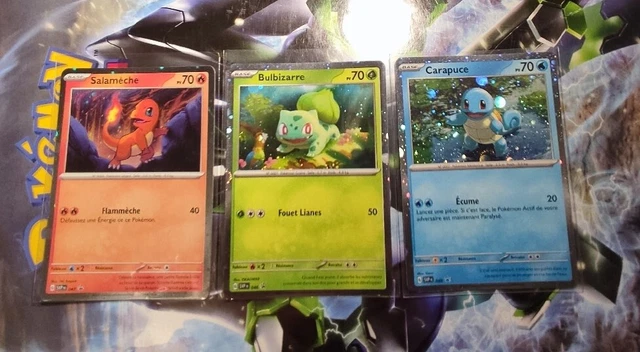 CARTE POKÉMON SALAMÈCHE Carapuce Bulbizarre 151 Neuf FR Carte Promo EUR ...