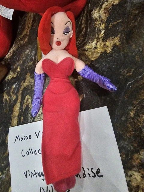 DISNEY BEAN BAG Plush - JESSICA RABBIT (Who Framed Roger Rabbit) 10 ...