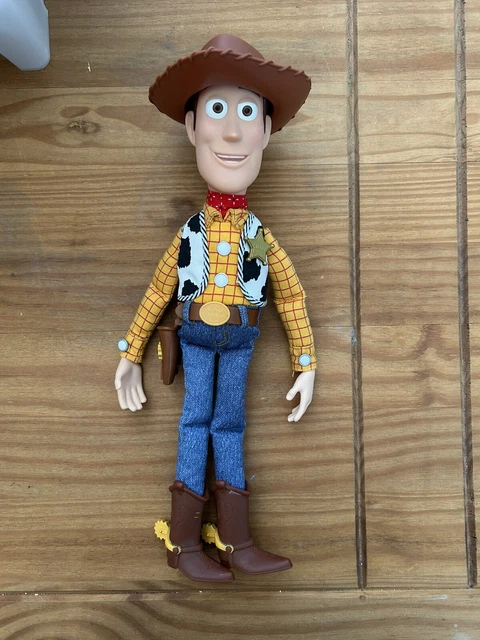 DISNEY TOY STORY Woody Talking Pull String Doll by Thinkway Toys 15" £ ...