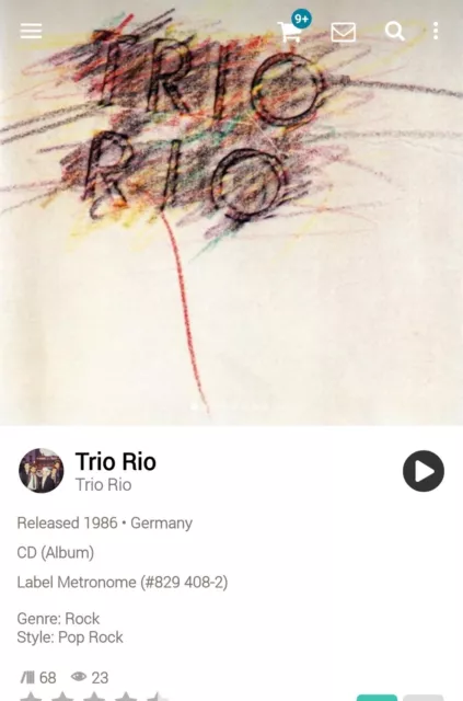Trio Rio ~ S T Cd 1986 Hi Tech Aor Melodicrock Westcoast Empreinte