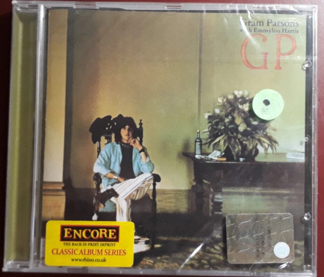 GRAM PARSONS WITH Emmylou Harris- Gp CD Brand New Scellé Neuf Scellé ...