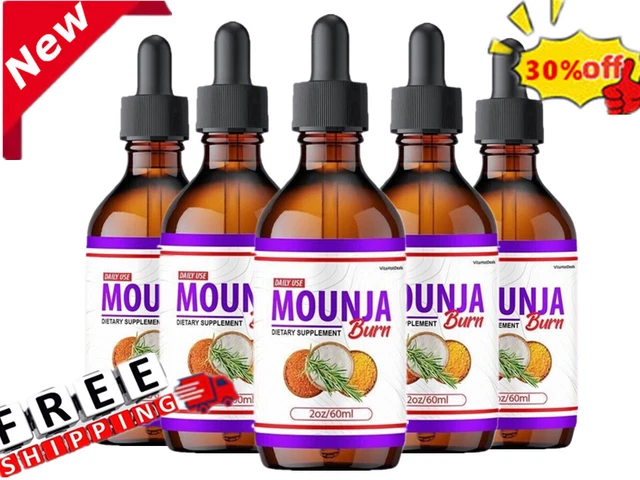 (1-5 PACK)MOUNJA BURN Drops, Mounja Burn Advanced Weight Loss Formula ...