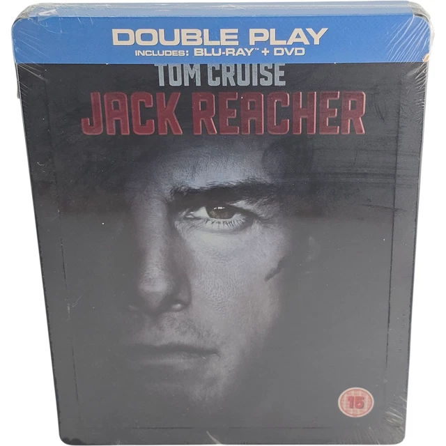 JACK REACHER STEELBOOK Débossé 2013 Blu-ray + DVD Tom Cruise Region ...